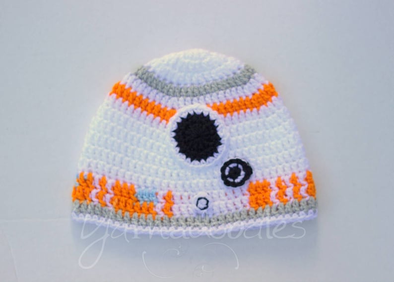 Droid Robot Hat Crochet Star Wars BB8 Droid Hat BB8 Beanie | Etsy