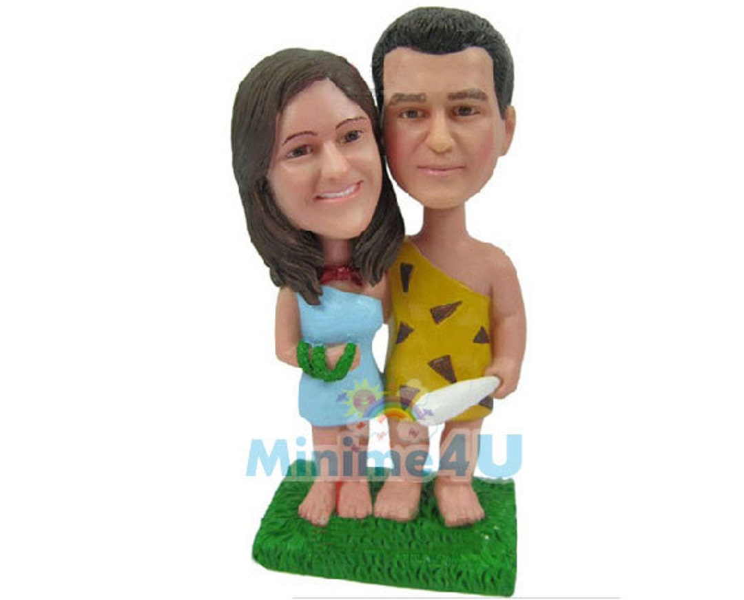 Caveman Wedding Cake Topper & 3D Doll - Etsy UK