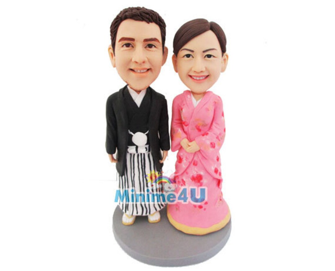 Japanese Kimono Custom Handmade Wedding Cake Topper - Etsy