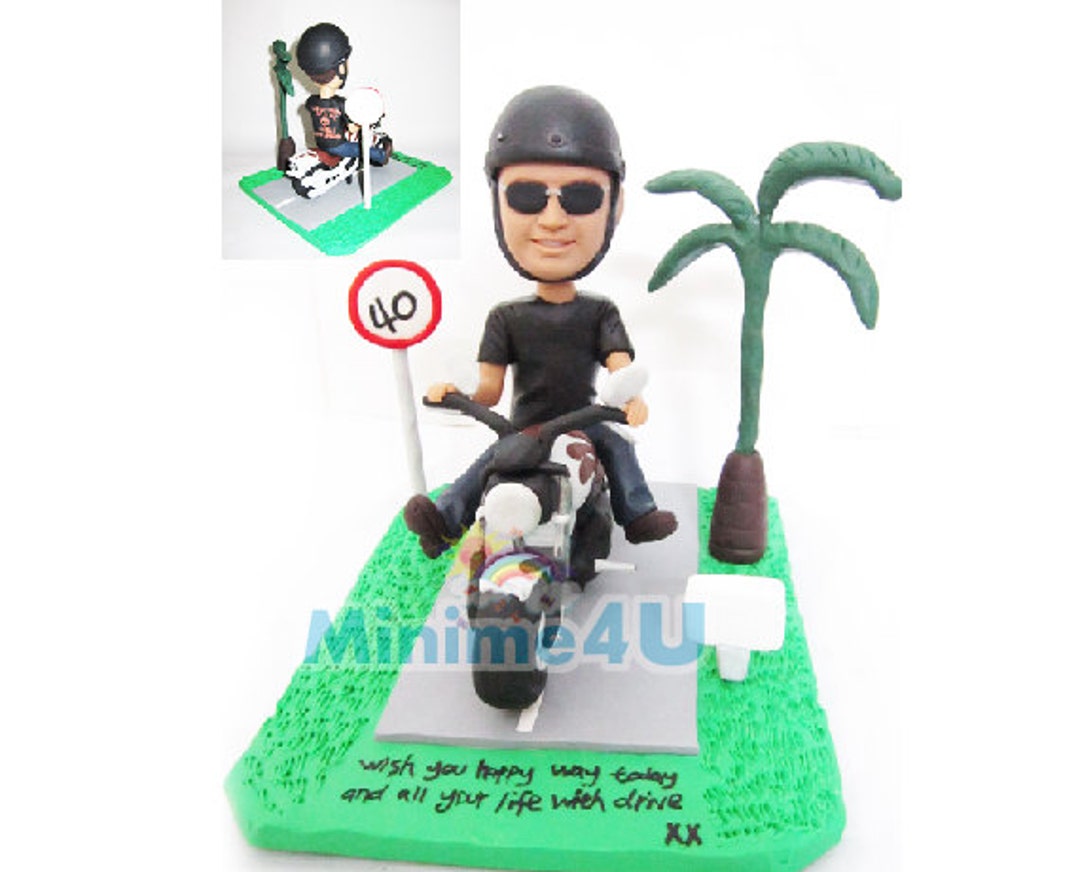Motorcycle Rider Personalized Custom Figurine 3d Doll 100% Handmade - Etsy