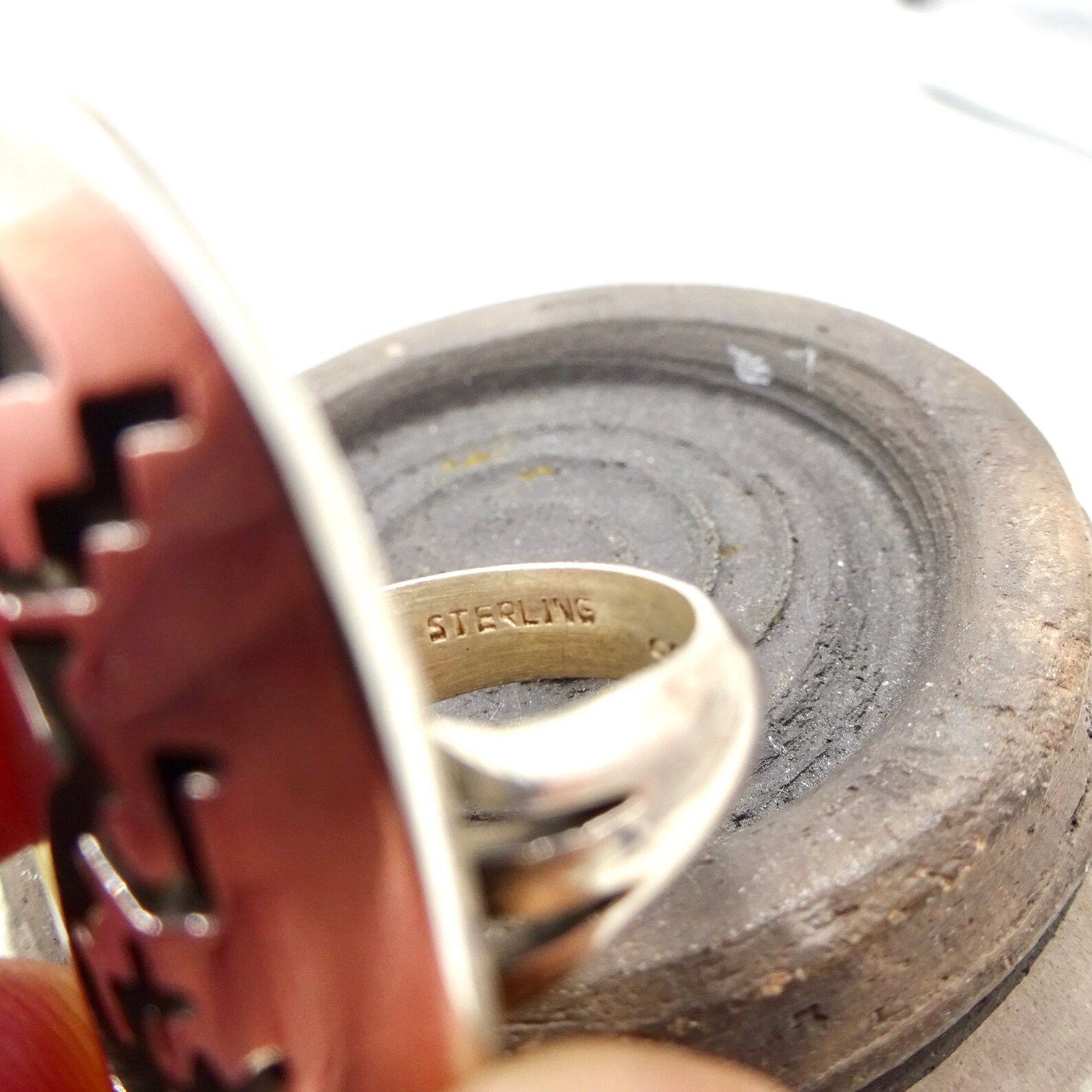 STERLING SILVER RING Hopi Story Teller Ring Native American | Etsy