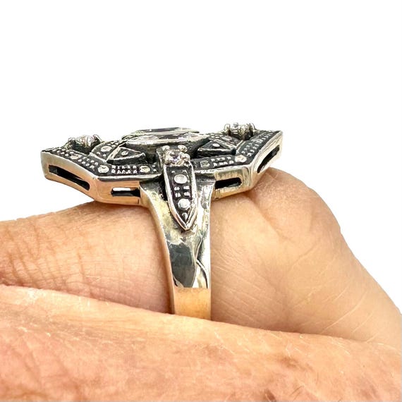 Vintage Loni Anderson Sterling Silver Marcasite & Cry… - Gem