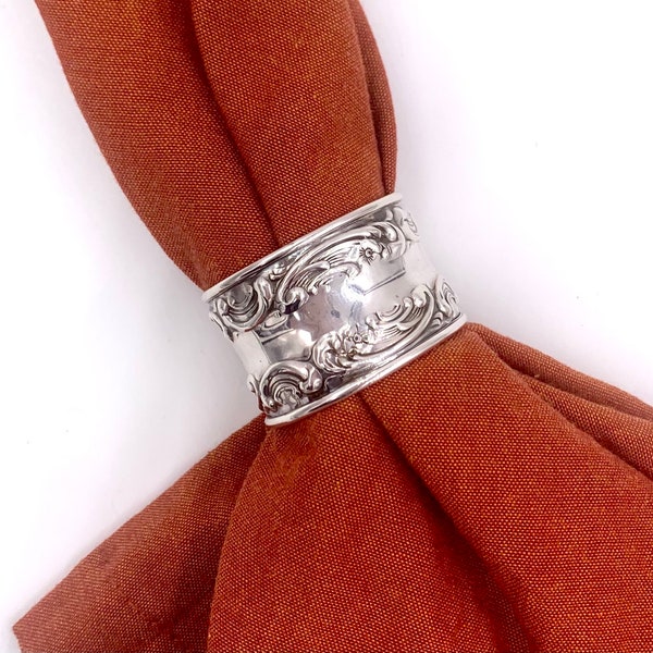 Silver Napkin Rings - Etsy