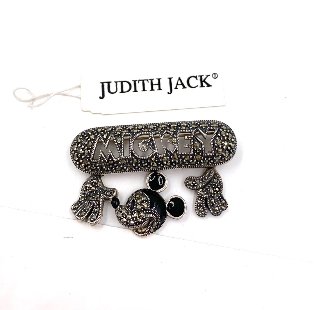 Judith Jack Disney Mickey & Co marcassite en argent sterling émaillé ...