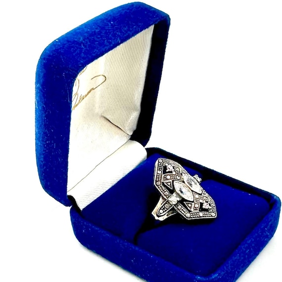 Vintage Loni Anderson Sterling Silver Marcasite & Cry… - Gem