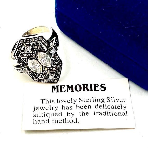 Vintage Loni Anderson Sterling Silver Marcasite & Cry… - Gem