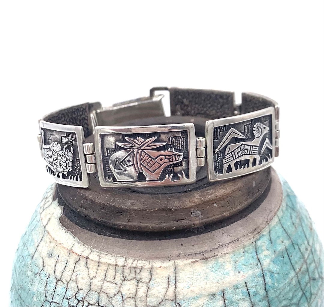 Vintage RMT POLLACK BRACELET Carolyn Pollack Relios Sterling Silver ...