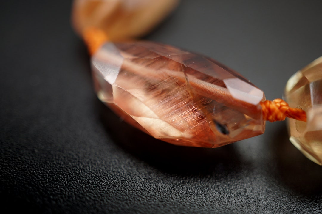 Oregon Sunstone Schiller Faceted Beads (ETB01379) Healing Stone/healing ...
