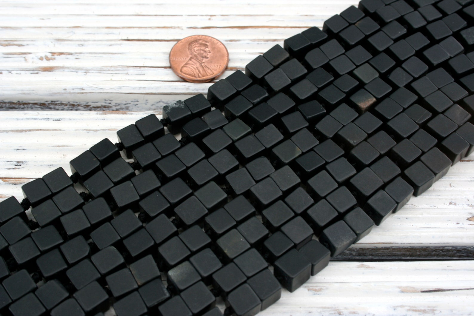 Black Jade Cube Matte Beads 6-7mm (ETB01449) Unique Jewelry/vintage ...