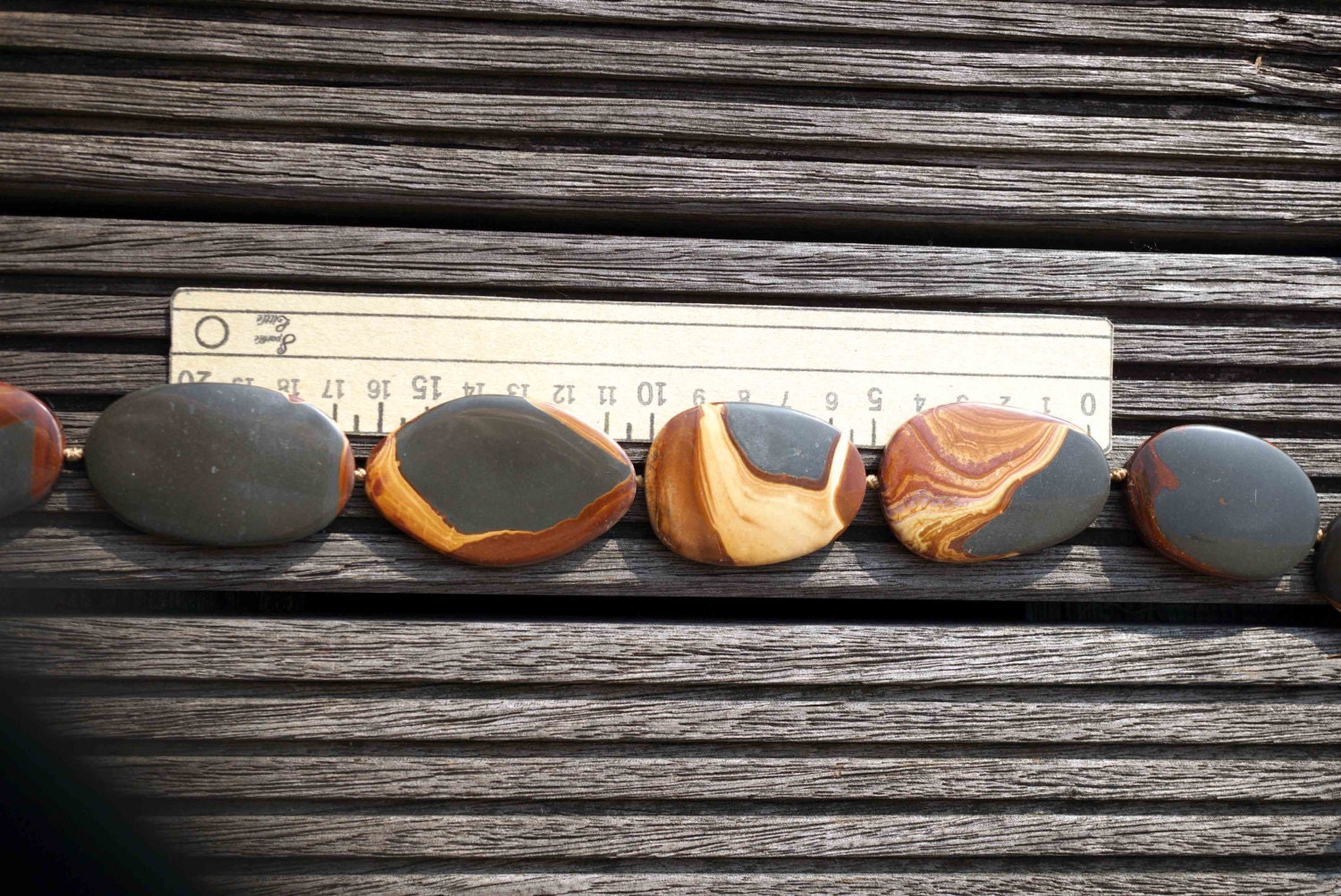 Wonder Stone 29-39mm Freeform Beads ETB00499 Handmade - Etsy