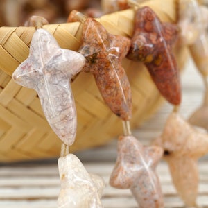 Cross One Side Beads 22x31mm ETB01587 Unique Jewelry/vintage Jewelry ...