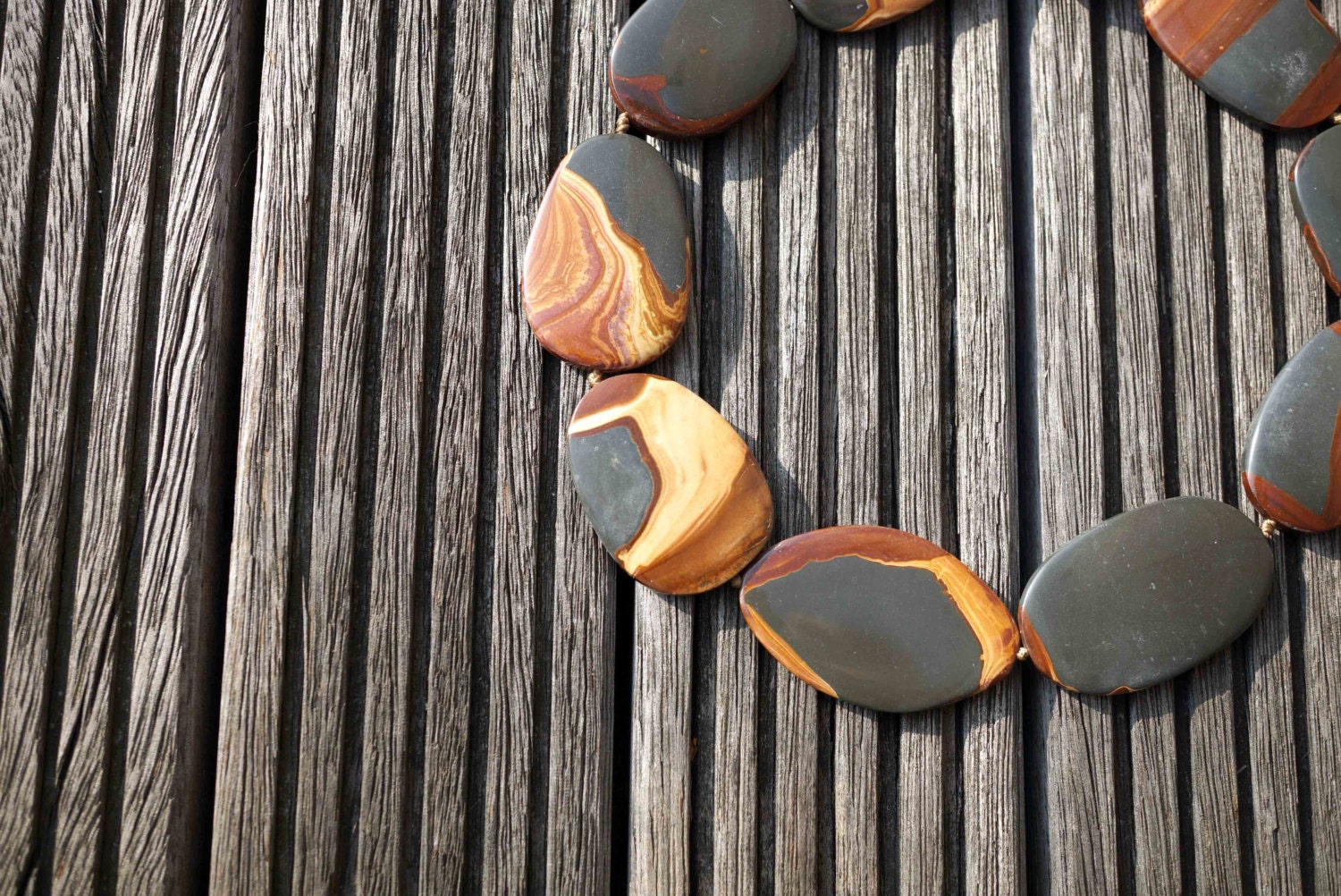 Wonder Stone 29-39mm Freeform Beads ETB00499 Handmade - Etsy