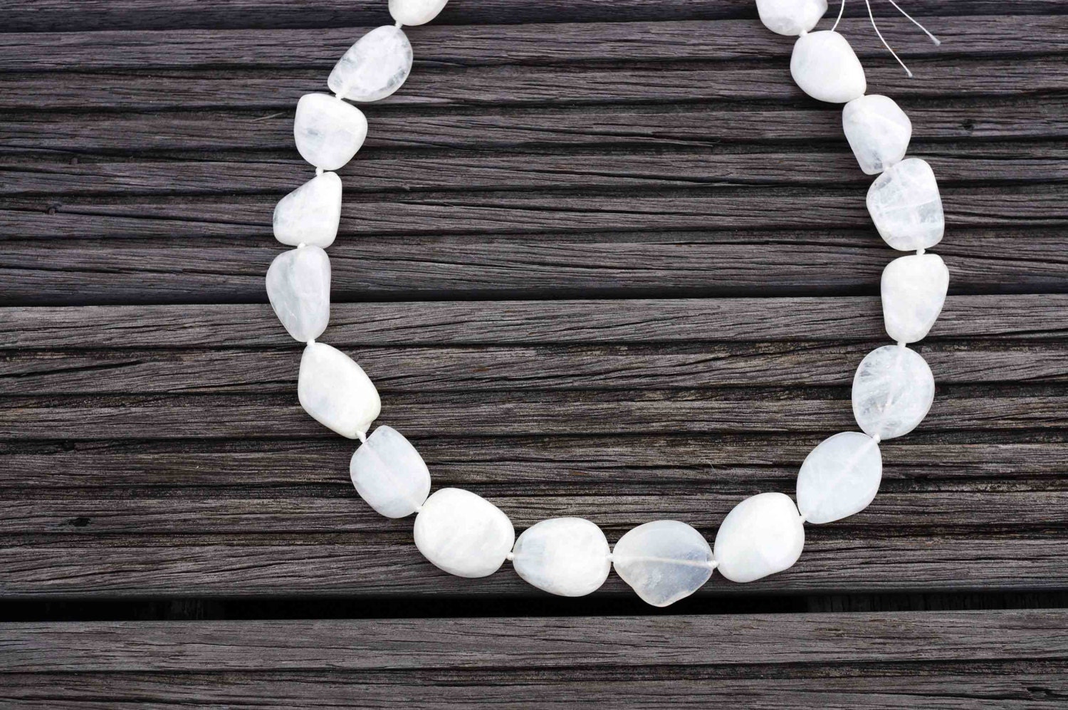 Shiny Polished Blue Moonstone 12-20mm Pebble Beads (ETB00445) - Etsy