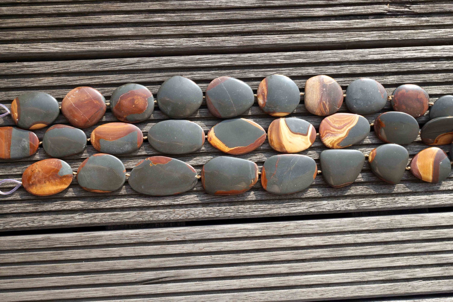 Wonder Stone 29-39mm Freeform Beads ETB00499 Handmade - Etsy