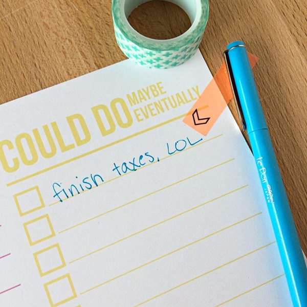 Instant Download | To-do List 2-page Printable | Must Do, Should Do ...
