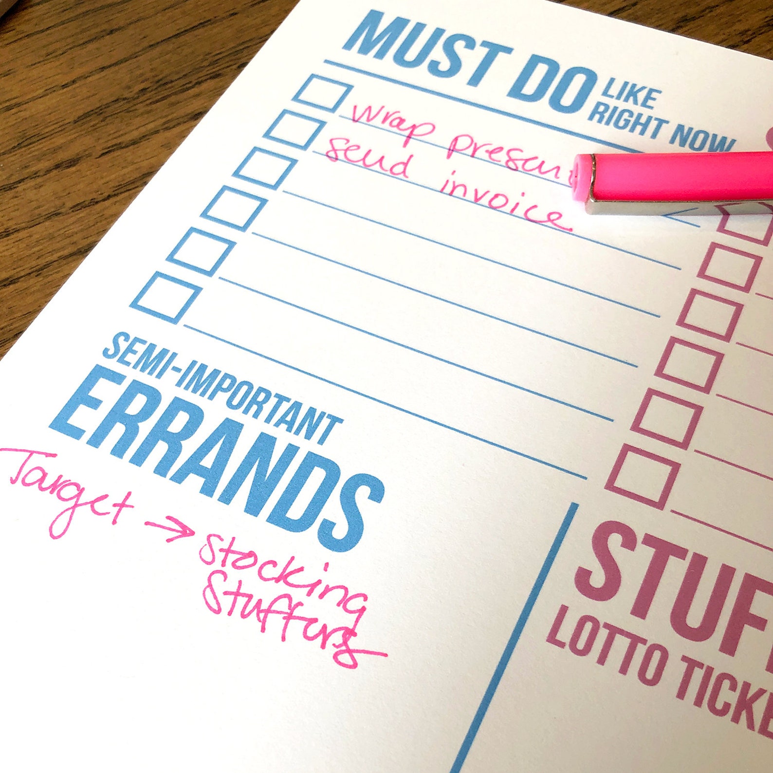 Instant Download To-do List 2-page Printable Must Do, Should Do, Could ...