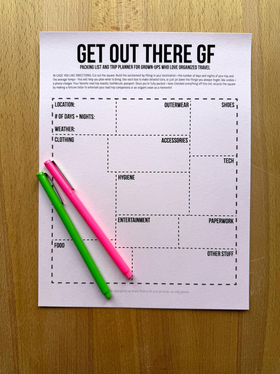 Vacation Packing List Printable: Family + Solo Travel Checklist PDF ...