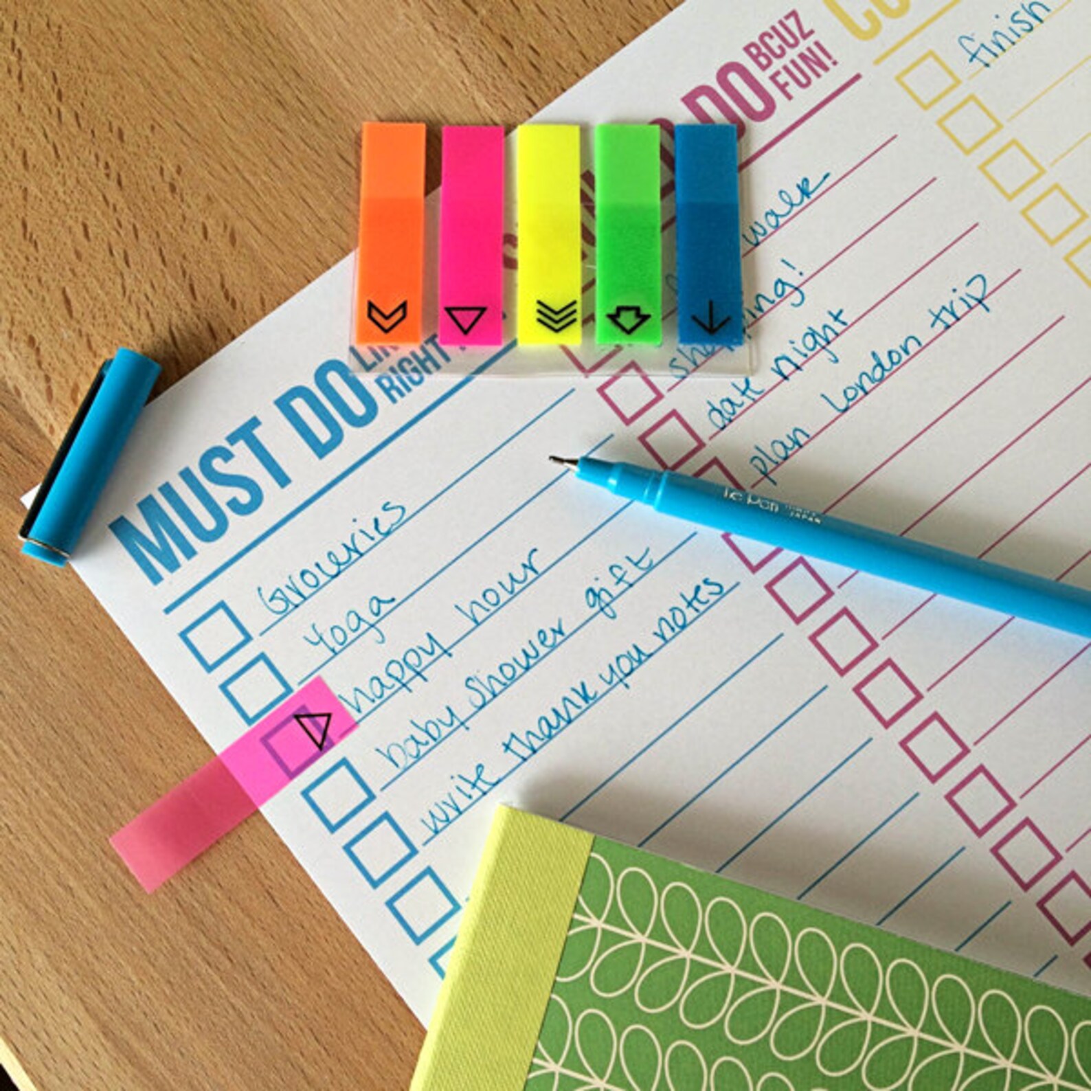 Instant Download | To-do List 2-page Printable | Must Do, Should Do ...