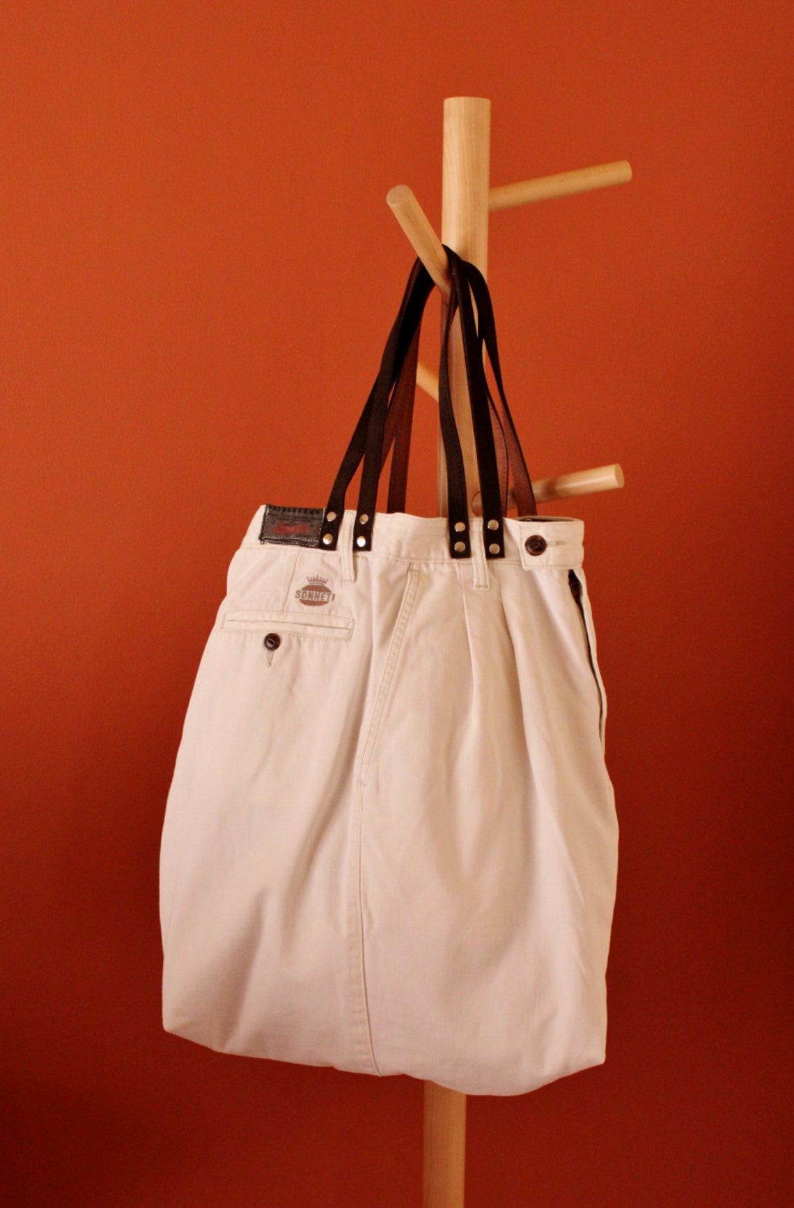 Upcycled White Jean Shoulder Bag , White Jean Summer Bag, Handmade Jean ...