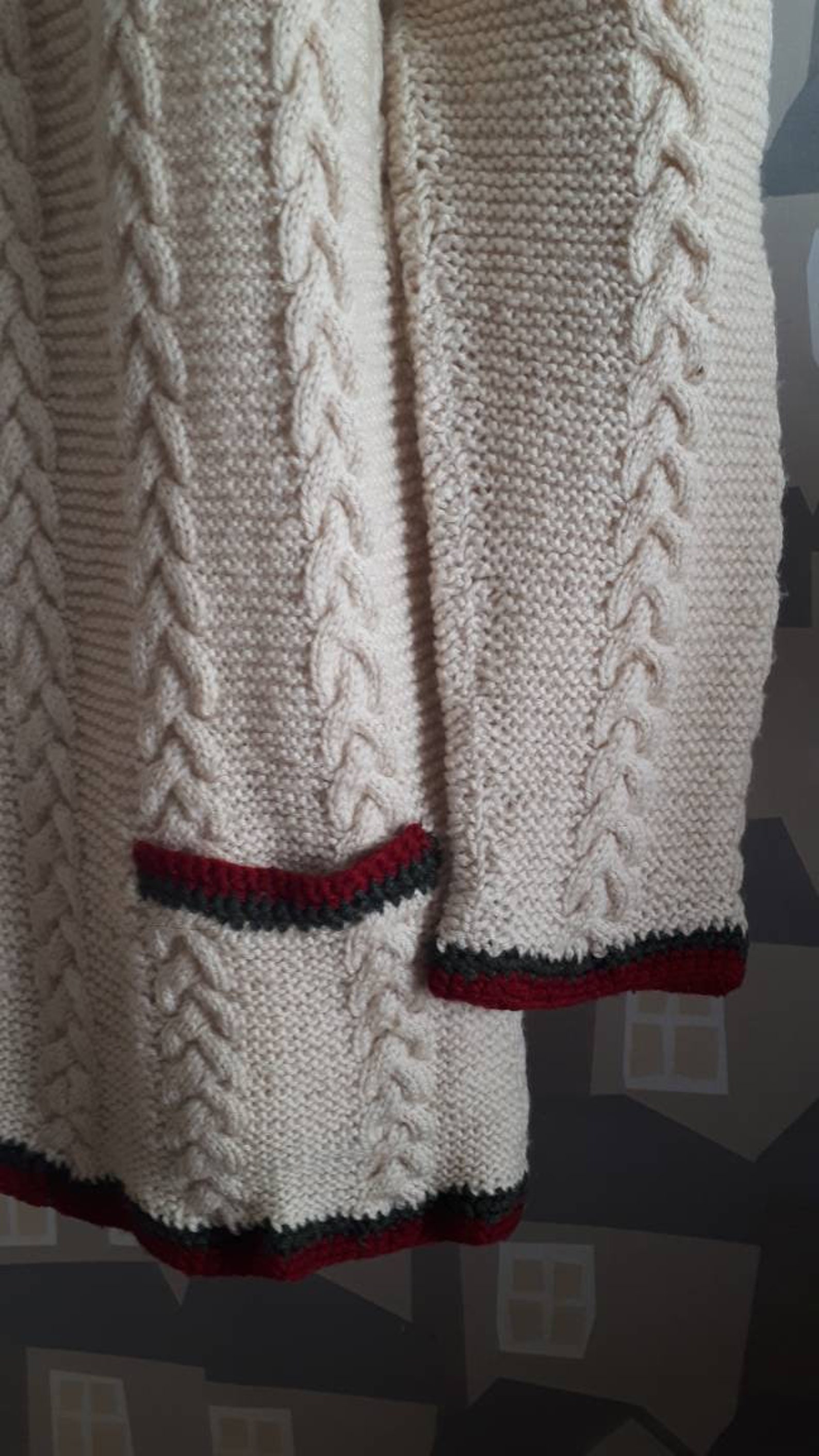 Handmade Wool Cardigan Vintage Wool Cardigan Italian Vintage - Etsy
