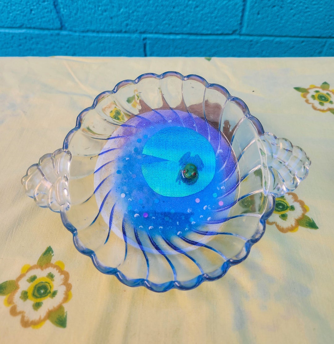 Frogger - Frog on Lily Pad Poking Head Through Water Resin Art on ...