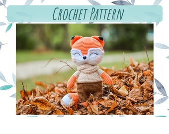 Oliver the Fox Amigurumi Crochet Pattern - Etsy