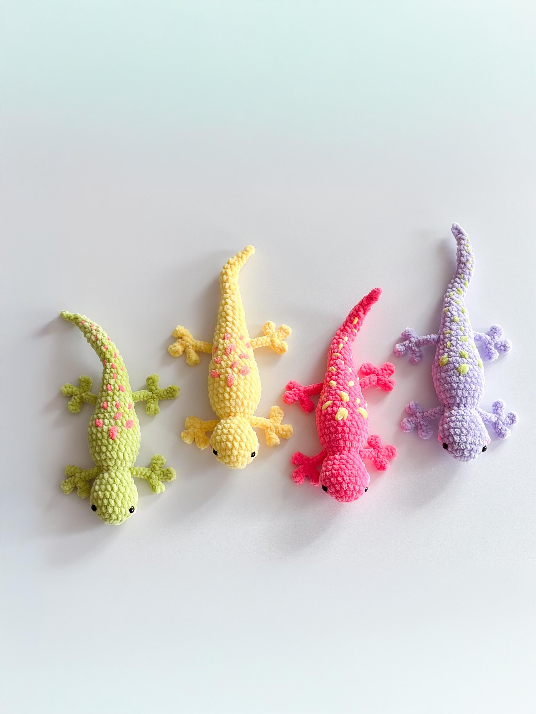 No Sew Gecko Crochet Pattern Amigurumi Lizard PDF Pluch Toy Pattern ...