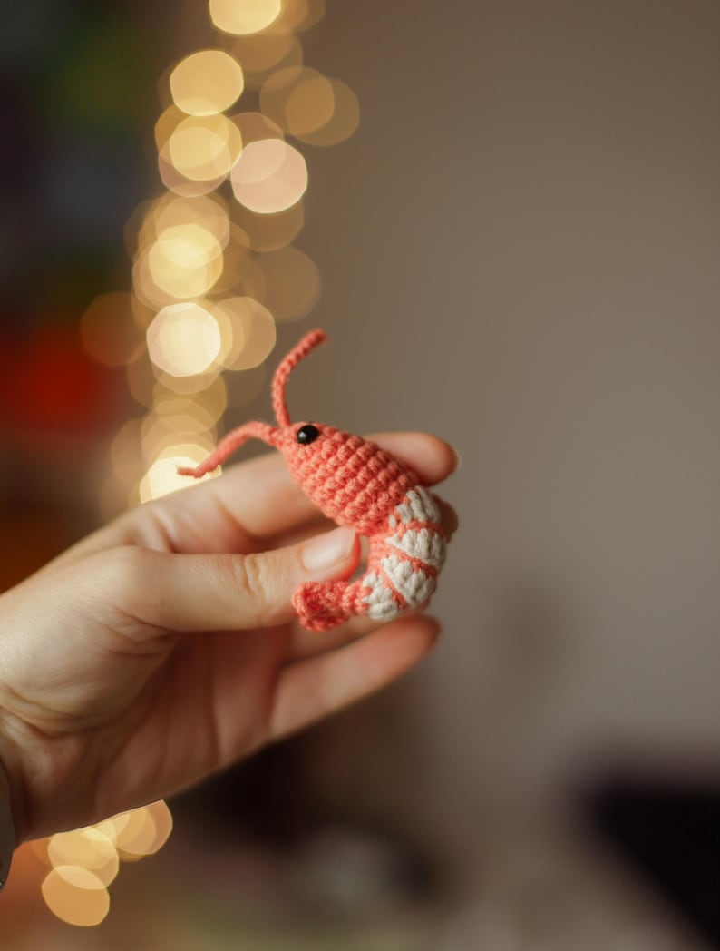 Shrimp NO SEW Crochet Pattern Sea Animal Kawaii Plushie Amigurumi Pdf ...