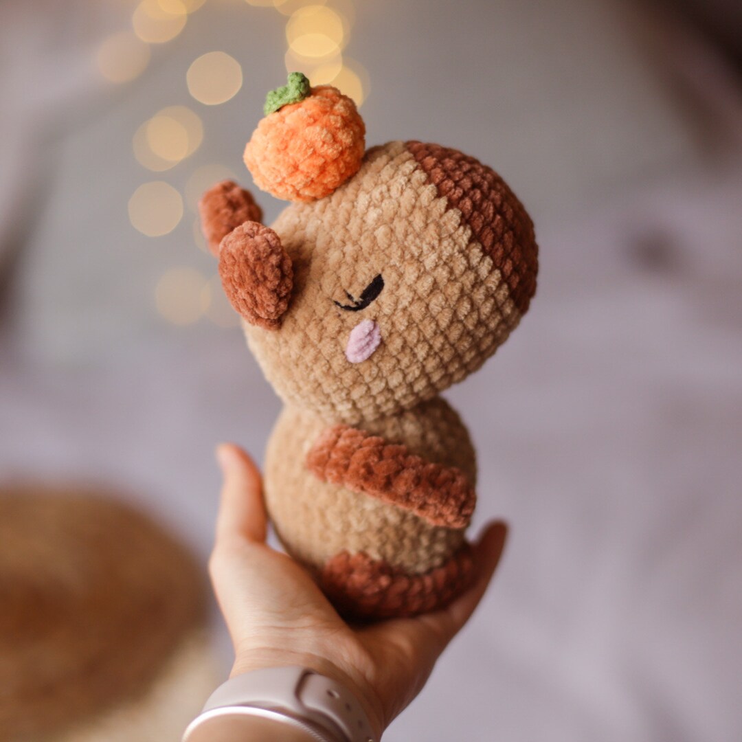 Capybara Plush Crochet Pattern Amigurumi Soft Plushie Animal - Etsy