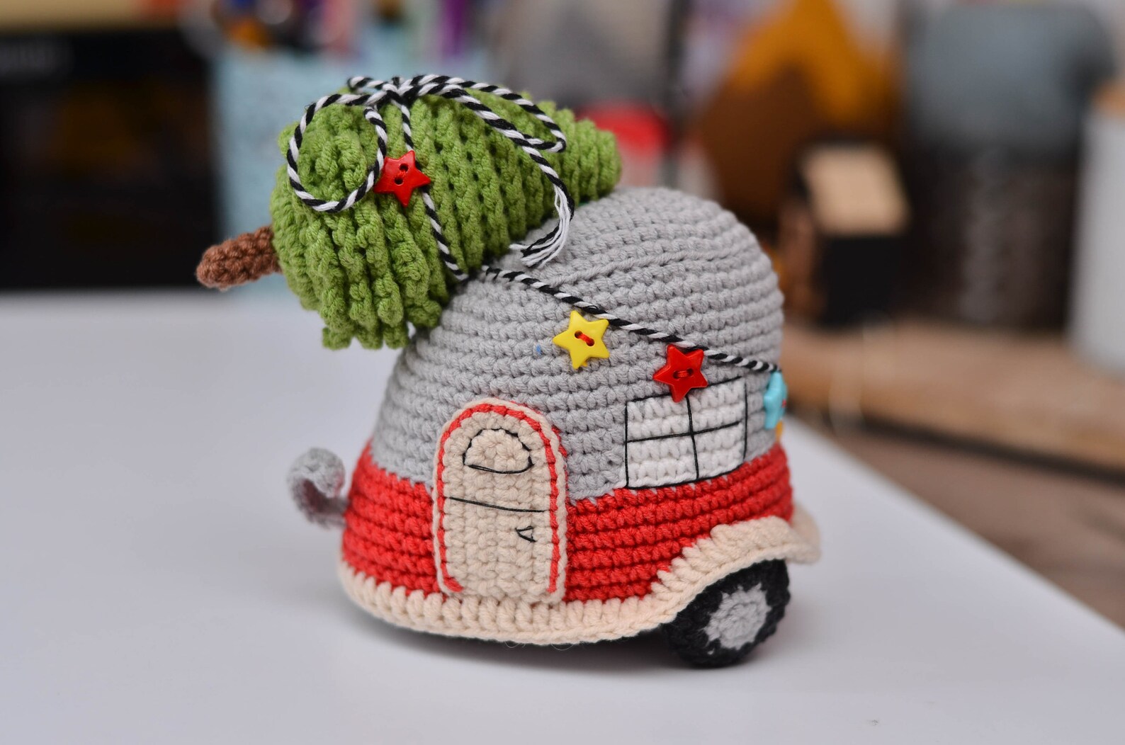 Crochet Pattern Trailer Car Christmas Tree Pdf | Etsy