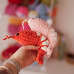 Shrimp NO SEW Crochet Pattern Sea Animal Kawaii Plushie Amigurumi Pdf ...