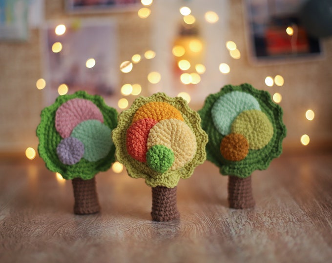 Crochet Pattern Trees Amigurumi Wood Pdf - Etsy