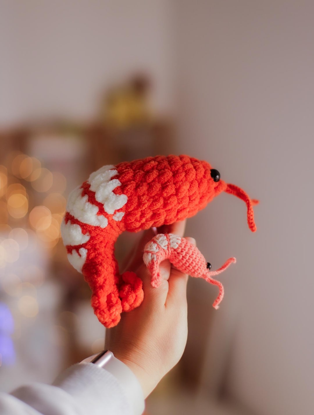 Shrimp NO SEW Crochet Pattern Sea Animal Kawaii Plushie Amigurumi Pdf ...