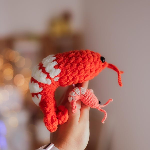Shrimp Labubu - Etsy