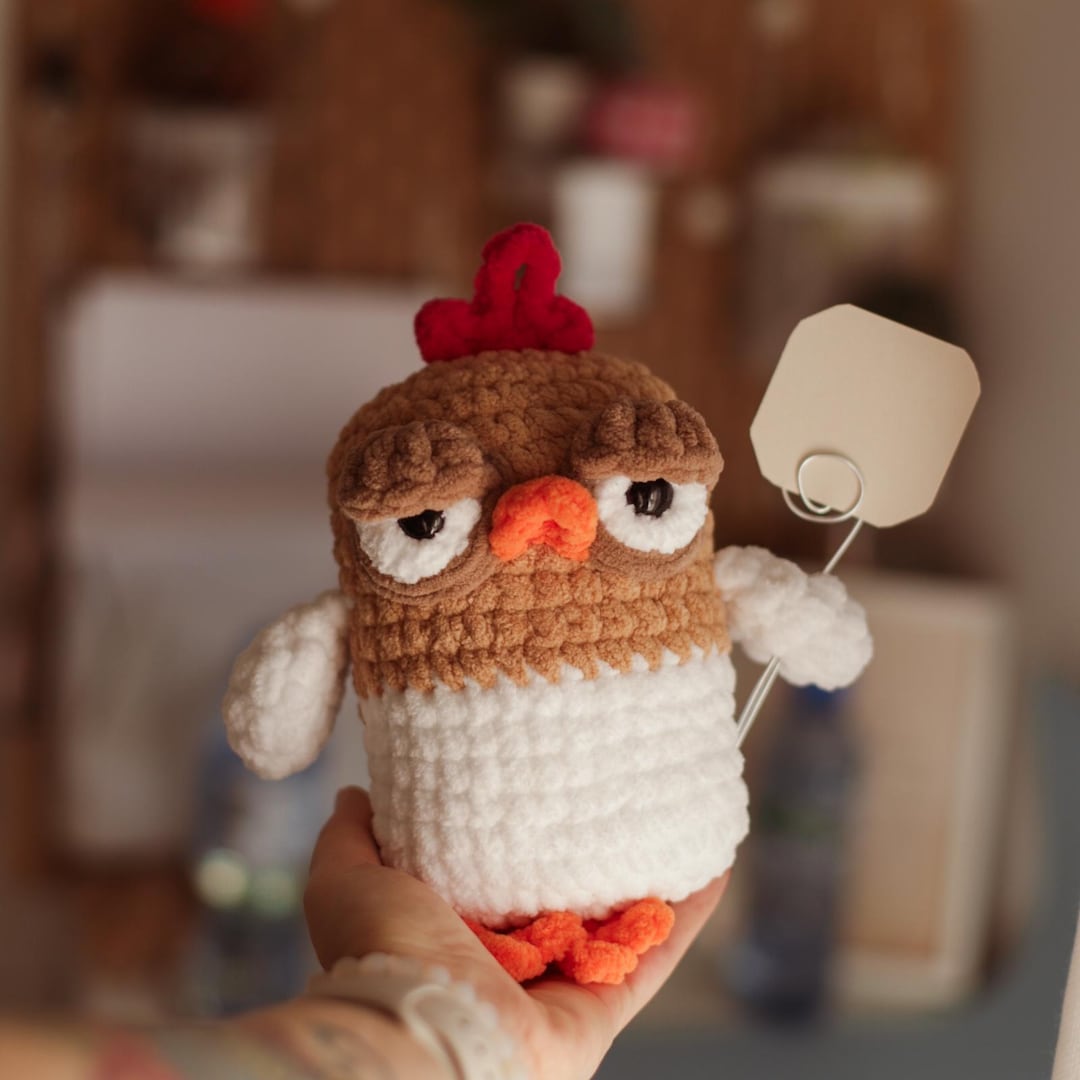 Tired Chicken Crochet Pattern: Funny Amigurumi (PDF Pattern) - Etsy