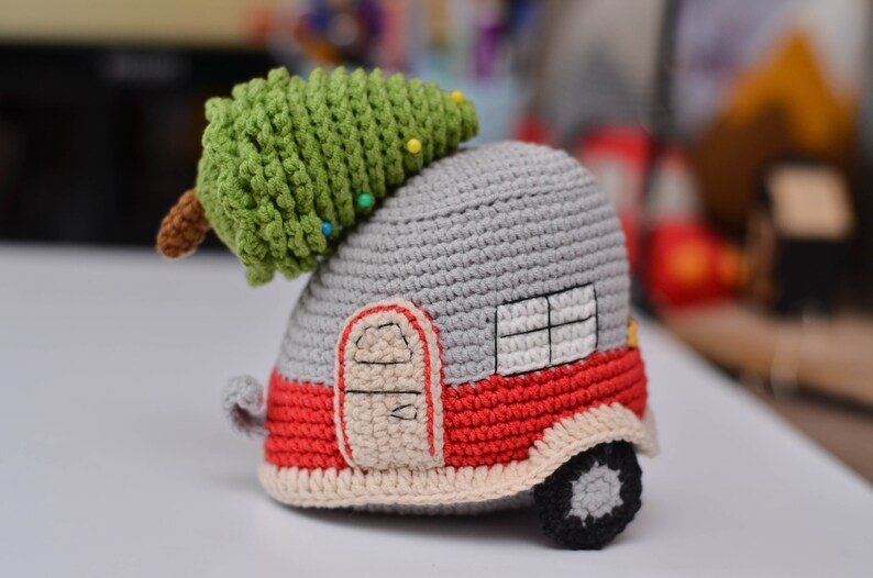 Crochet Pattern Car Trailer Christmas Tree Pdf | Etsy