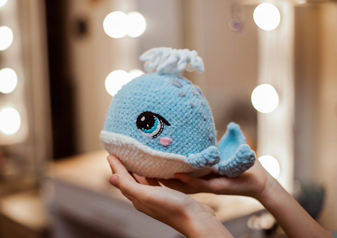 Crochet Pattern Amigurumi Fish Soft Toy Whale | Etsy