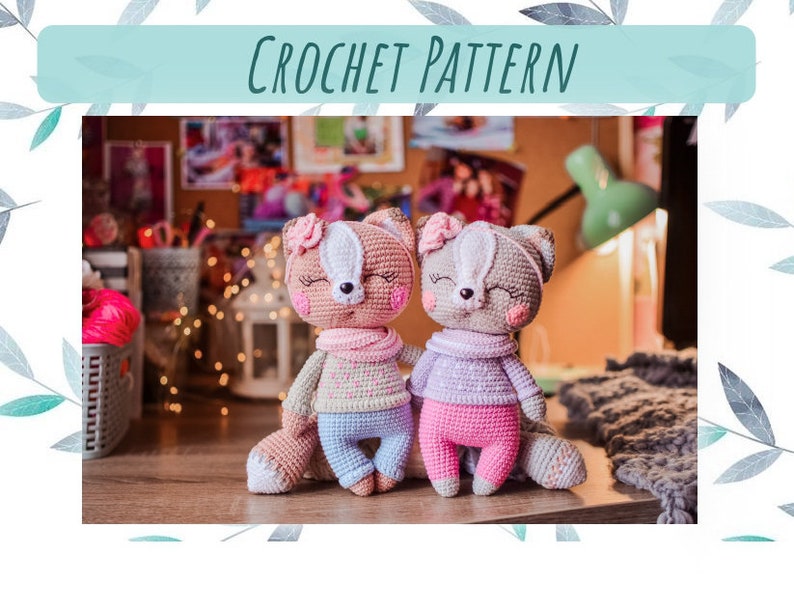 Crochet Pattern Cat Pdf - Etsy