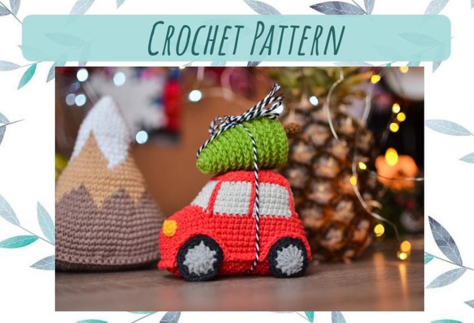 Crochet Pattern Car Christmas Tree Pdf | Etsy