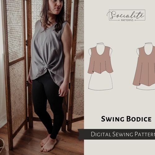 Ryan Top PDF Sewing Pattern Women's Apparel - Etsy