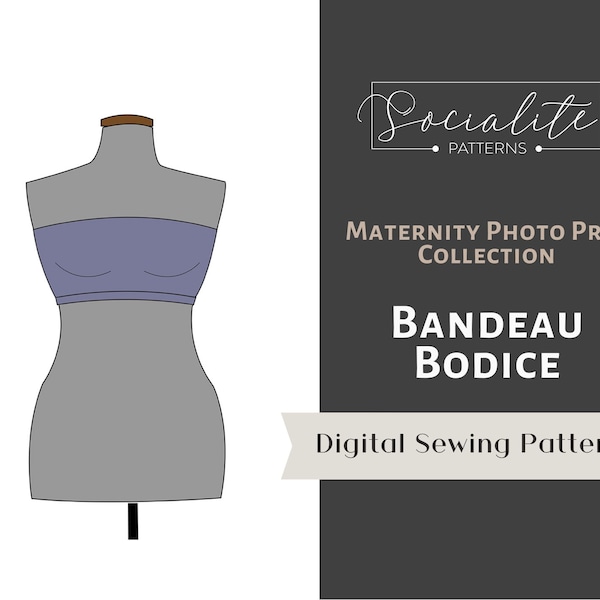 Bandeau Top Pattern - Etsy