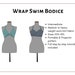 Women's Wrap Bikini Top Sewing Pattern (PDF) - Etsy