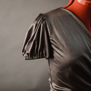 Gathered Sleeve PDF Pattern and Tutorial for Maternity Gowns. - Etsy