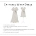 Gathered Wrap Dress Sewing Pattern: Boho Women's Style (PDF) - Etsy