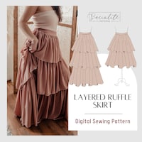 Chiffon Skirt - Etsy