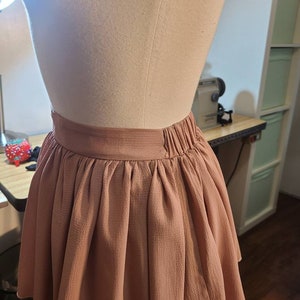 Layered Ruffle Skirt Pattern. Women's PDF Printable and Projector ...