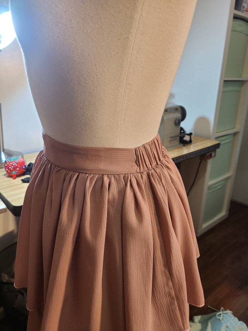 Layered Ruffle Skirt Pattern. Women's PDF Printable and - Etsy