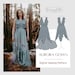 Sonnet Gown Pattern. PDF Printable and Projector Sewing Pattern and Tutorial. Photoshoot Gown ...