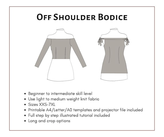 Sewing Women's PDF printable and projector sewing pattern and tutorial ...