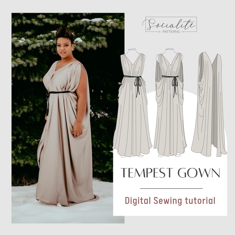 Tutorial do Vestido Tempest. Tutorial de costura em PDF para download ...